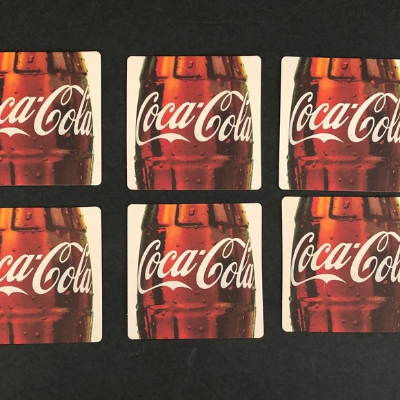 Coca Cola | Dining | Vintage Cocacola Double Sided Reversible Cardboard ...